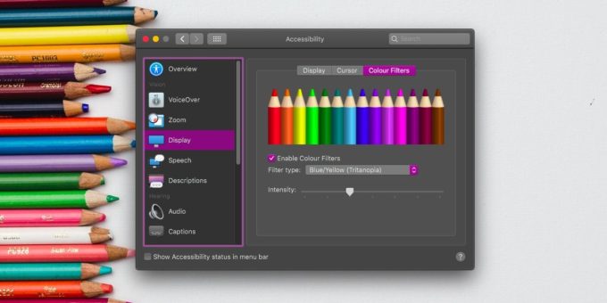 How to enable color blindness screen filters on macOS - Next Generation ...